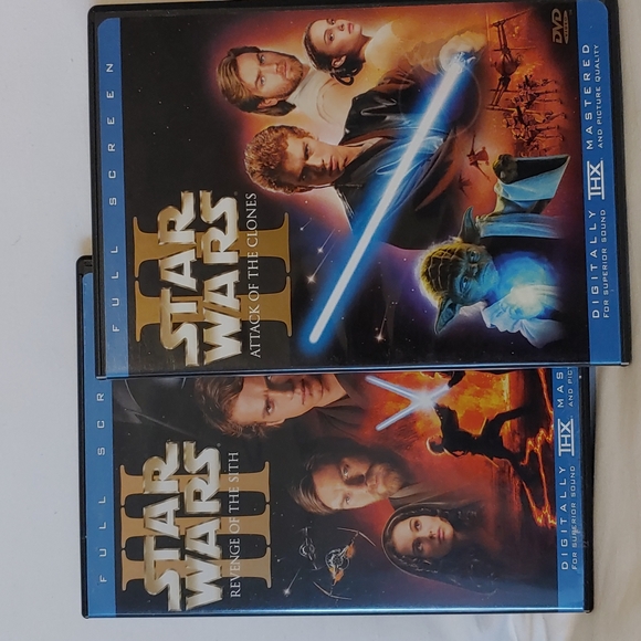 Media | Star Wars Dvds Episodes 2 And 3 Attack Of The Clones And ...